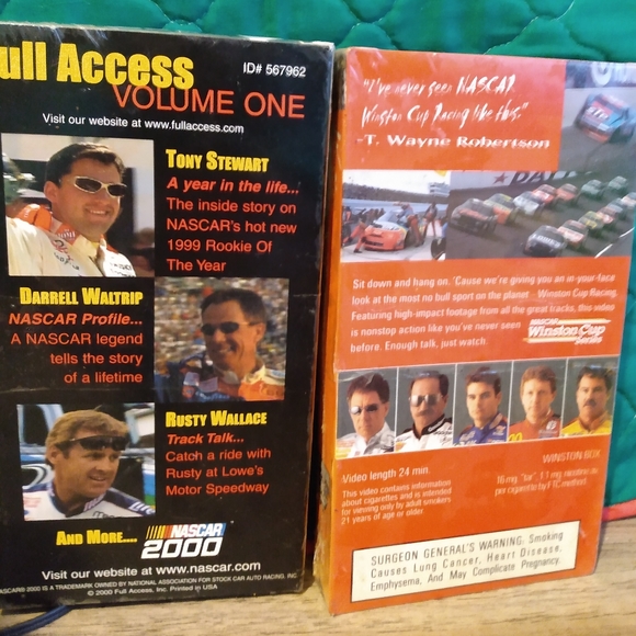 Winston cup nascar | Media | Sealed New Nascar Vhs Winston Cup Full ...